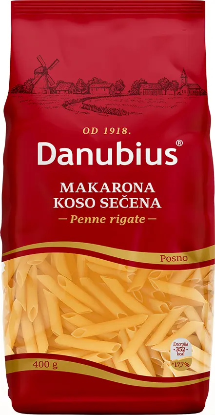 DANUBIUS Makarona koso sečena 400g