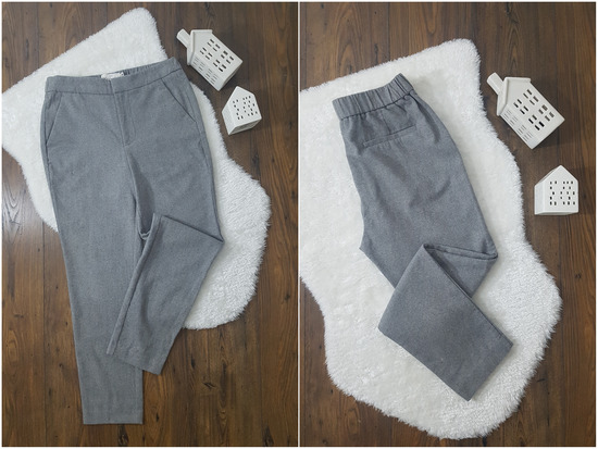 H&M * M * 54% VUNA pantalone * kao NOVO