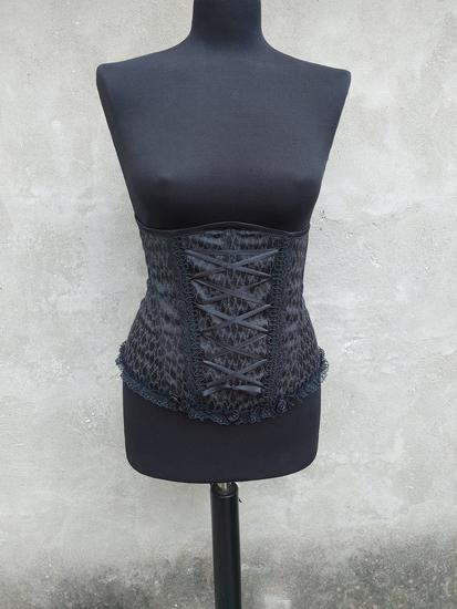 Duži brokatni underbust korset