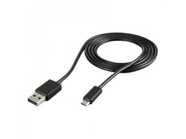 E-green Kabl 2.0 USB A - USB Micro-B M/M 1m crni