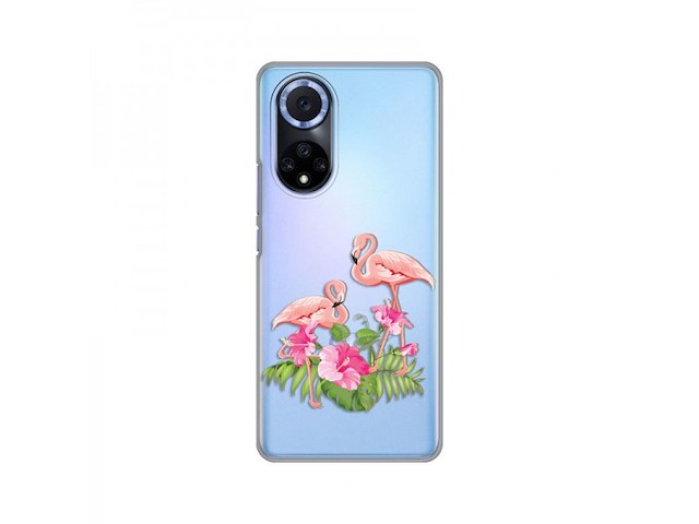 Maskica Silikonska Print Skin za Huawei Honor 50/Nova 9 Flamingo