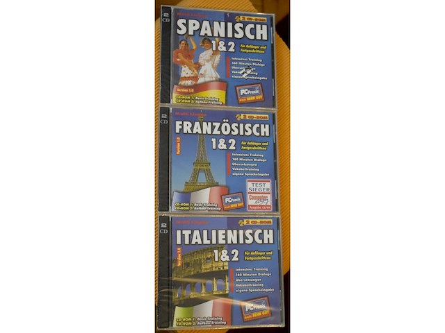 Strani jezici - francuski, italijanski, španski (2xCD)