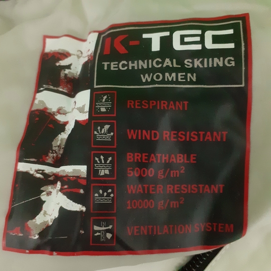 Ski pantalone K-TEC 10K, Vel. S/36