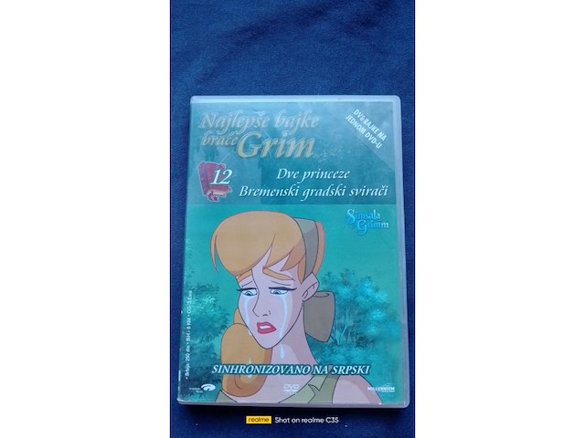 DVD CRTANI FILM - DVE PRINCEZE I BREMENSKI GRADSKI SVIR