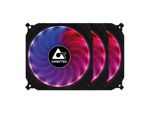 Chieftec Set Ventilatora Tornado RGB CF-3012-RGB 120 x 120 x 25mm (3 komada)