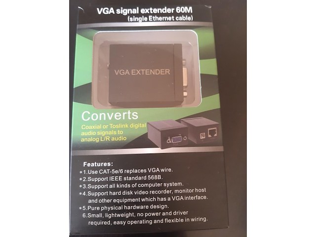 VGA signal extender 60m