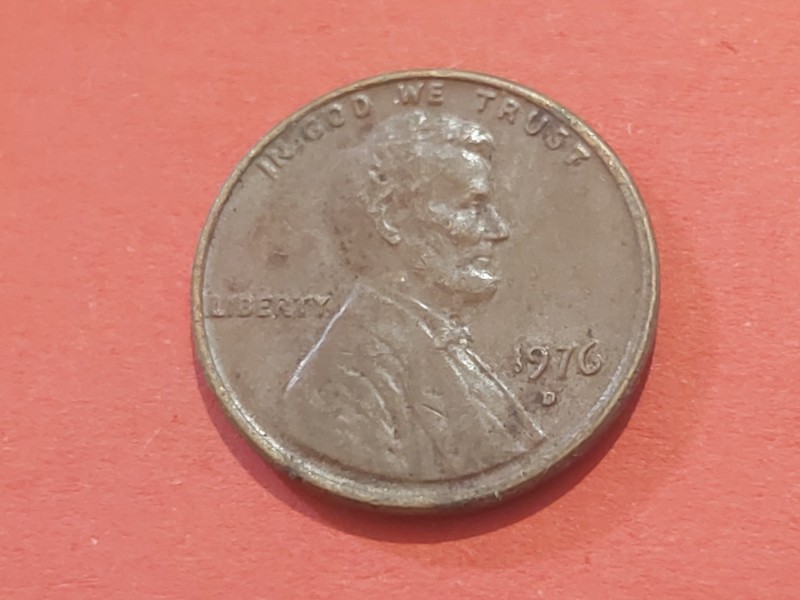 USA - 1 cent 1976 god D