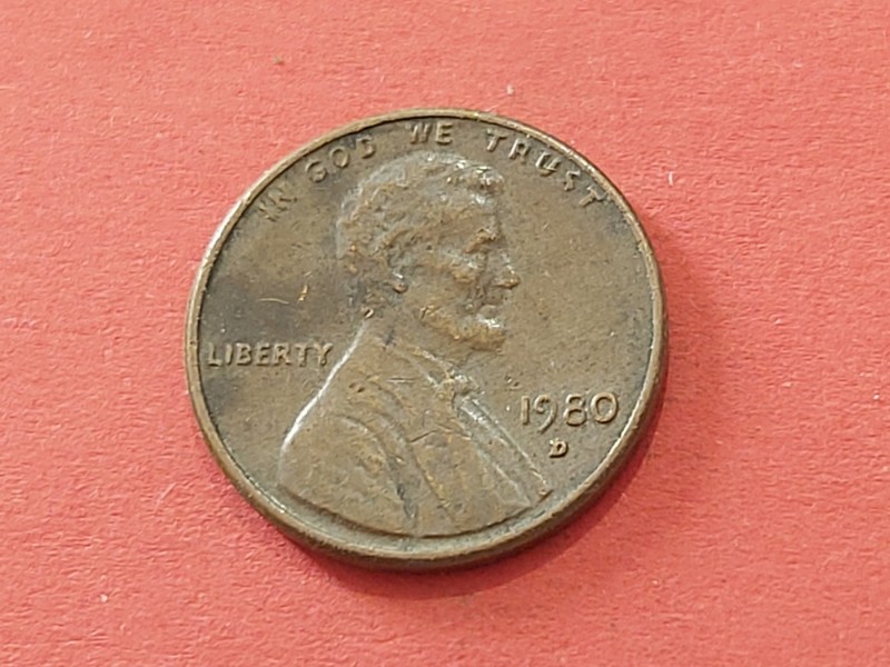 USA - 1 cent 1980 god D