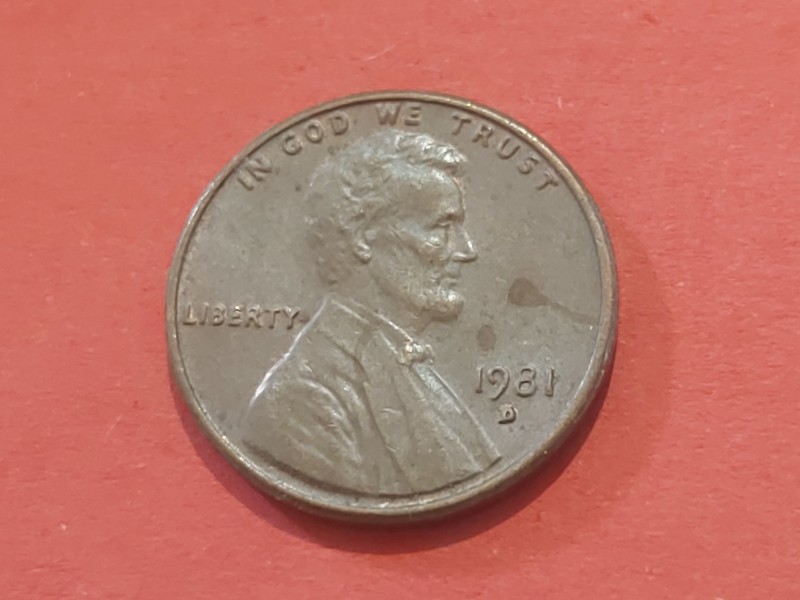 USA - 1 cent 1981 god D