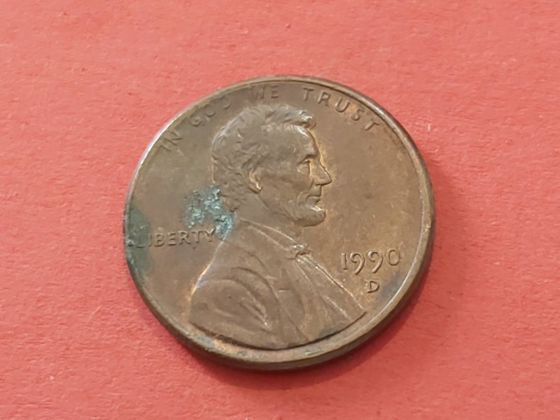 USA - 1 cent 1990 god D