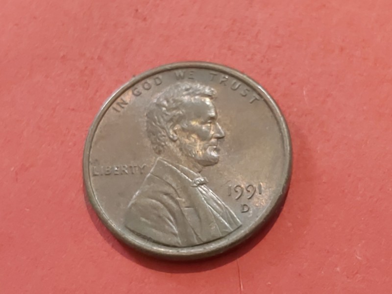 USA - 1 cent 1991 god D