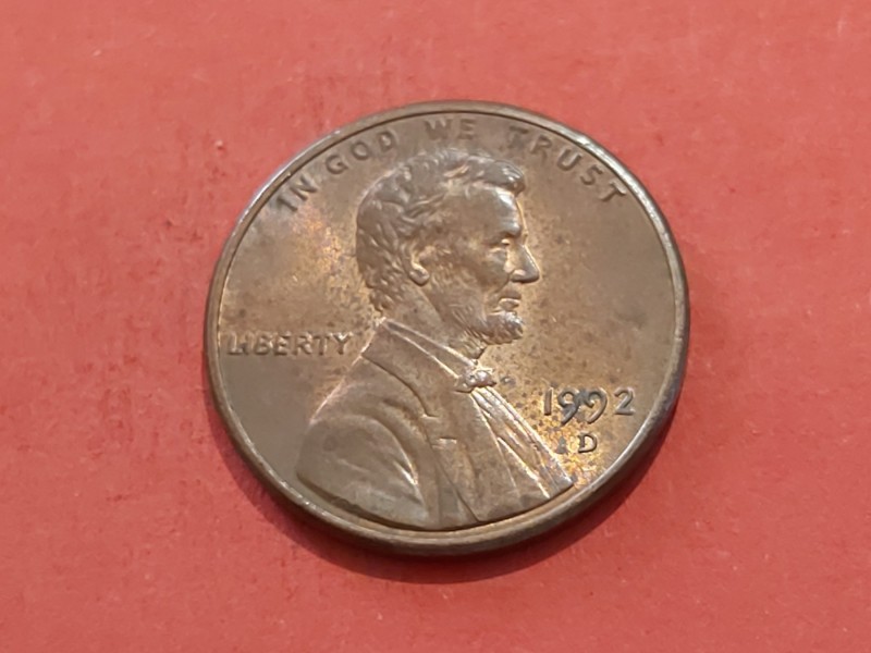 USA - 1 cent 1992 god D