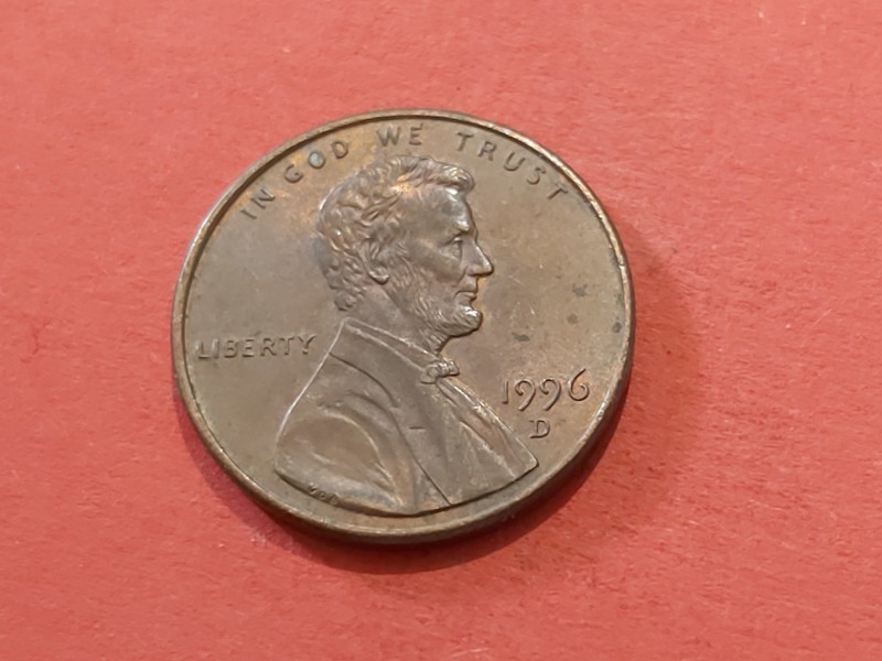 USA - 1 cent 1996 god D