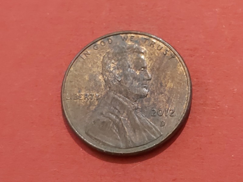 USA - 1 cent 2012 god D