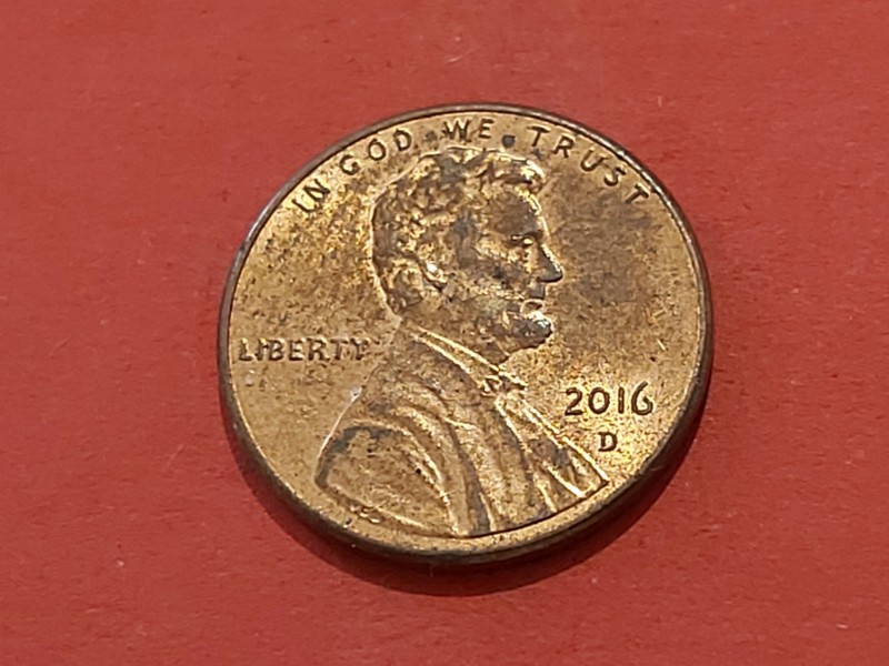 USA - 1 cent 2016 god D