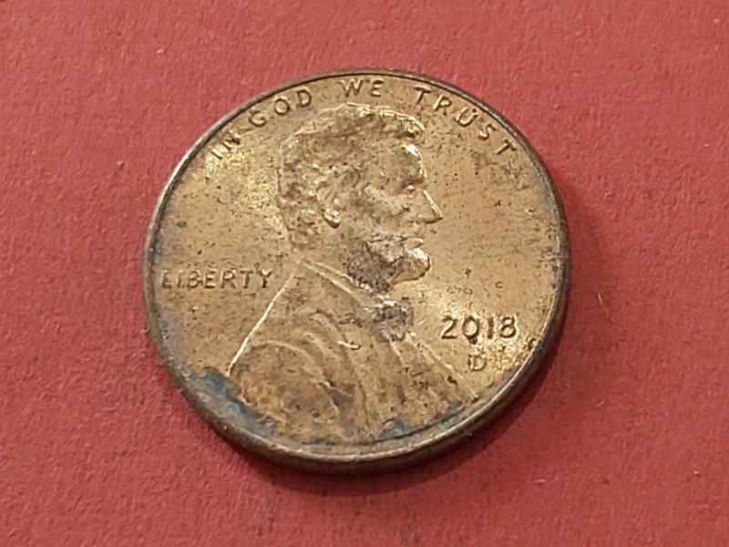 USA - 1 cent 2018 god D