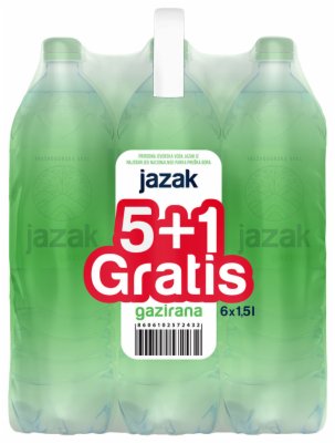 VODA JAZAK GAZIRANA 5+1 GRATIS
VODA JAZAK GAZIRANA 5+1 GRATIS