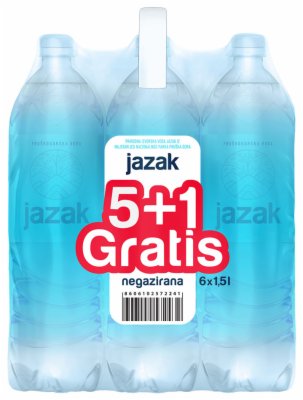 VODA JAZAK NEGAZIRANA 5+1 GRATIS
VODA JAZAK NEGAZIRANA 5+1 GRATIS