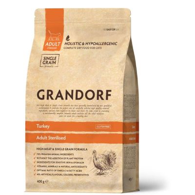 Grandorf Cat Adult Sterilised Ćuretina 400g