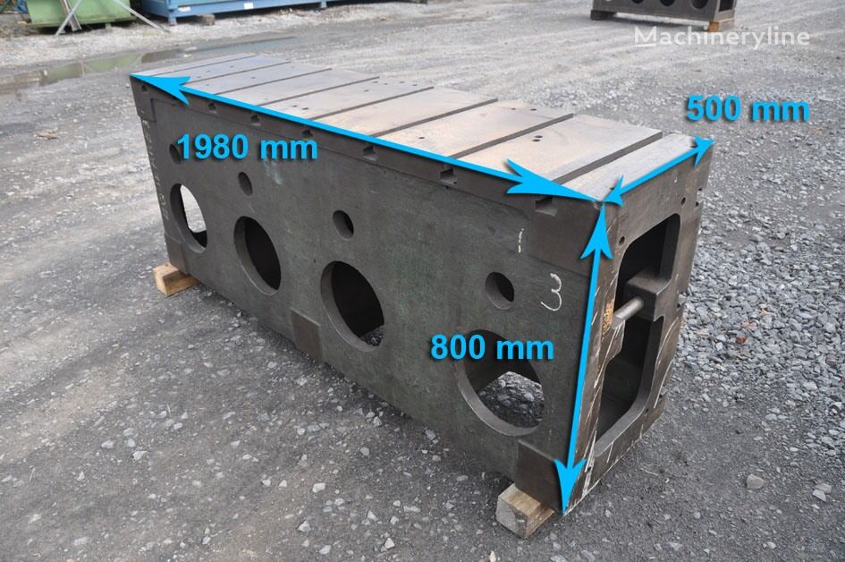 Clamping bloc 1980 x 800 x 500 mm ostala oprema za zavarivanje