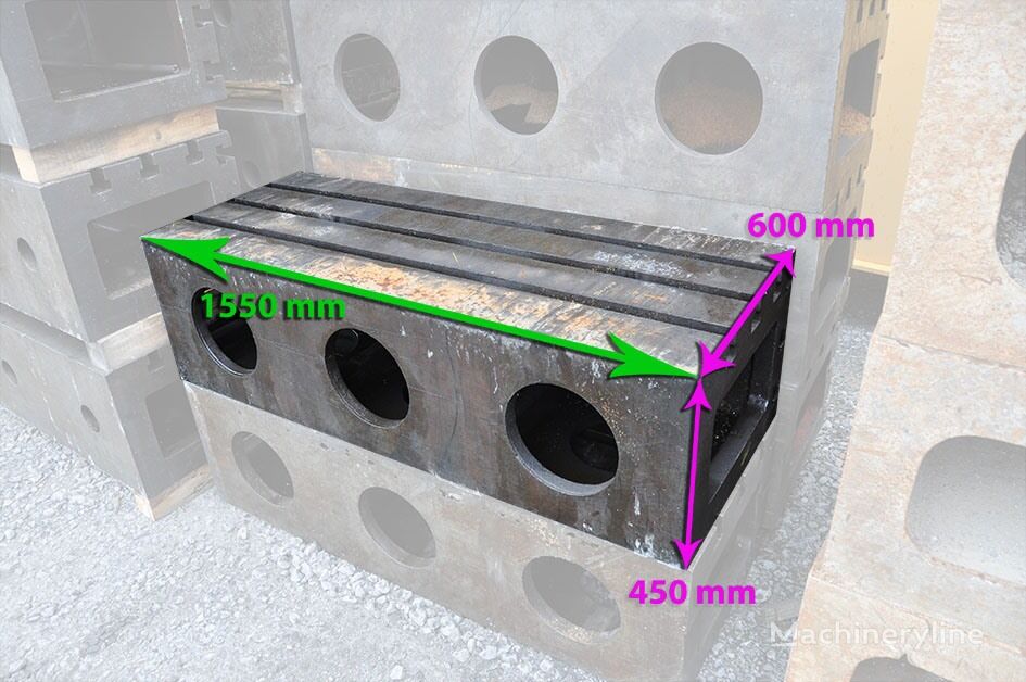 Clamping bloc 1550 x 600 x 450 mm ostala oprema za zavarivanje