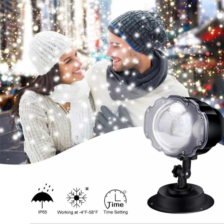 Zabavni projektor za kucu sa efektom snega