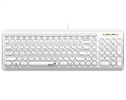 GENIUS Slimstar Q200 USB YU bela tastatura