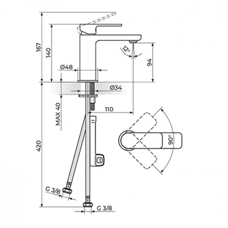 ROSAN S2 LAVABO 230101