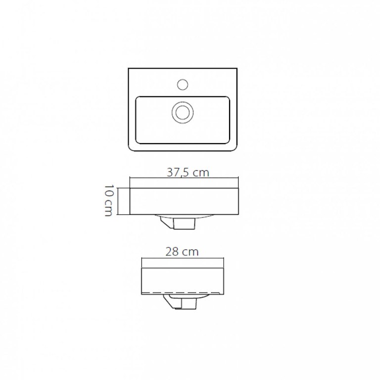 LAVABO 37x28 MINI 1400 U