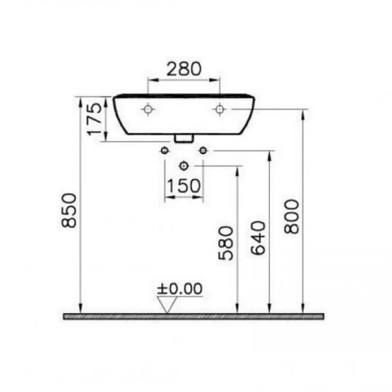 LAVABO 55 VITRA ZENTRUM