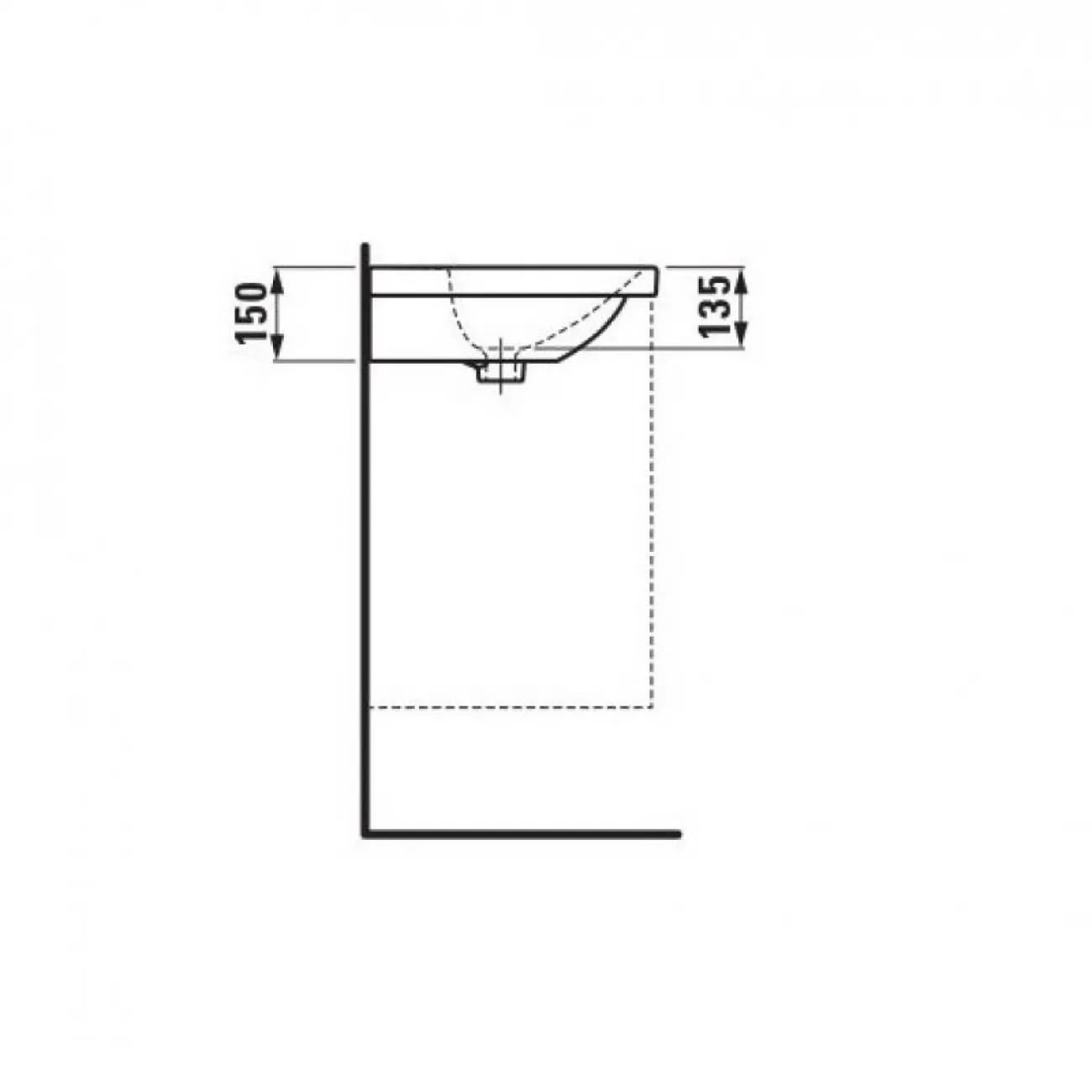 LAVABO 55X46 LAUFEN LUA