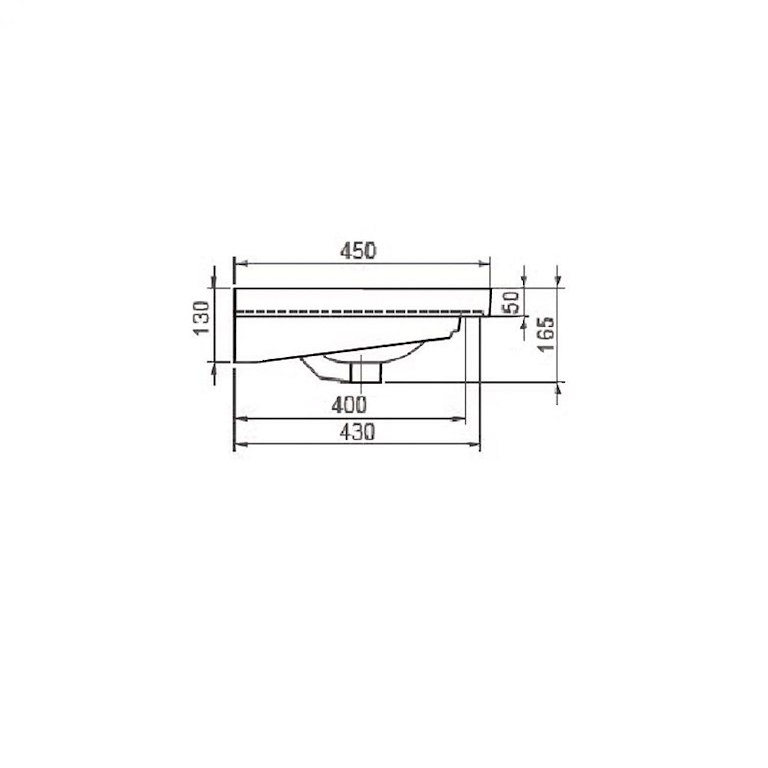 LAVABO 80x45 ELITE 32200 U