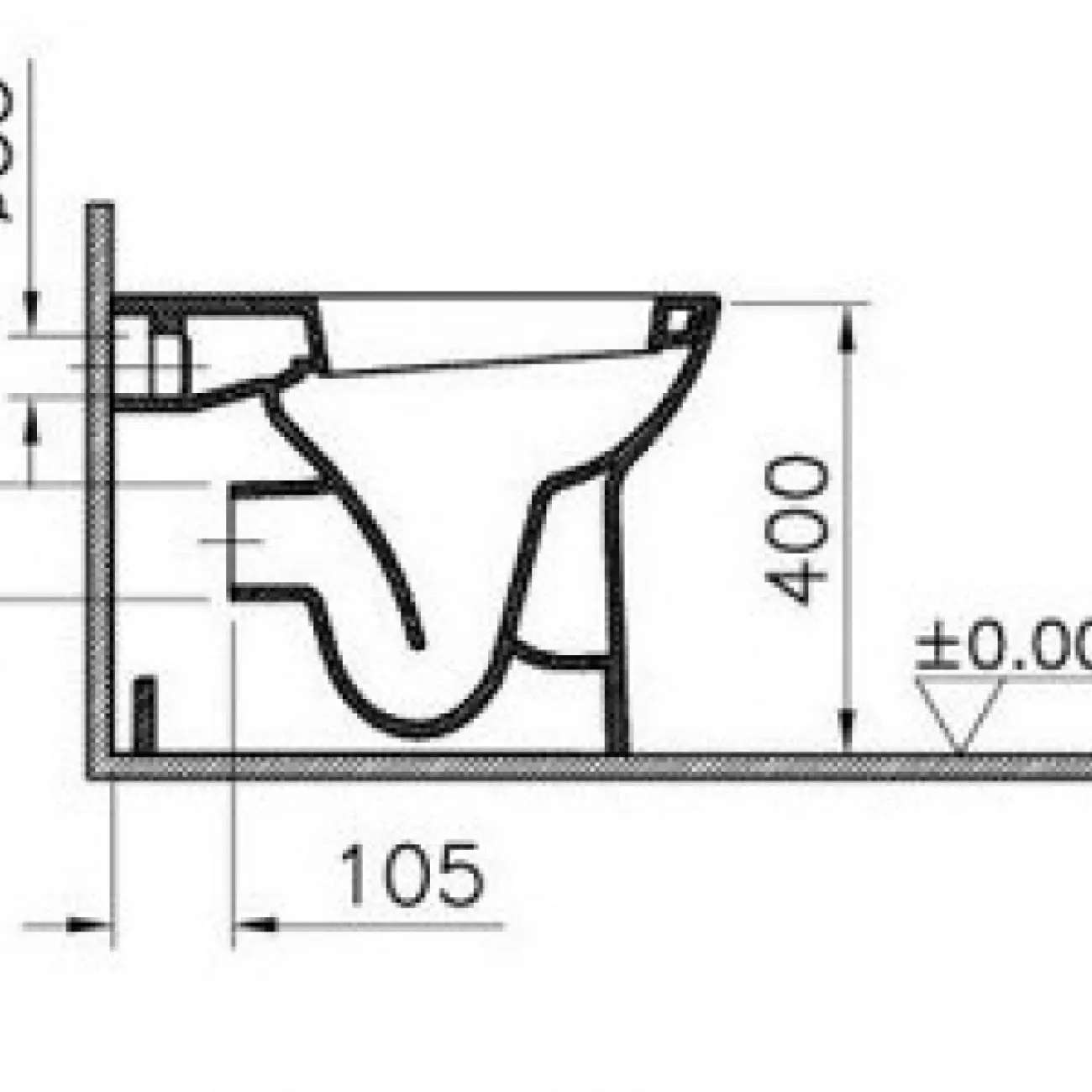 WC ŠOLJA VITRA S20 BW