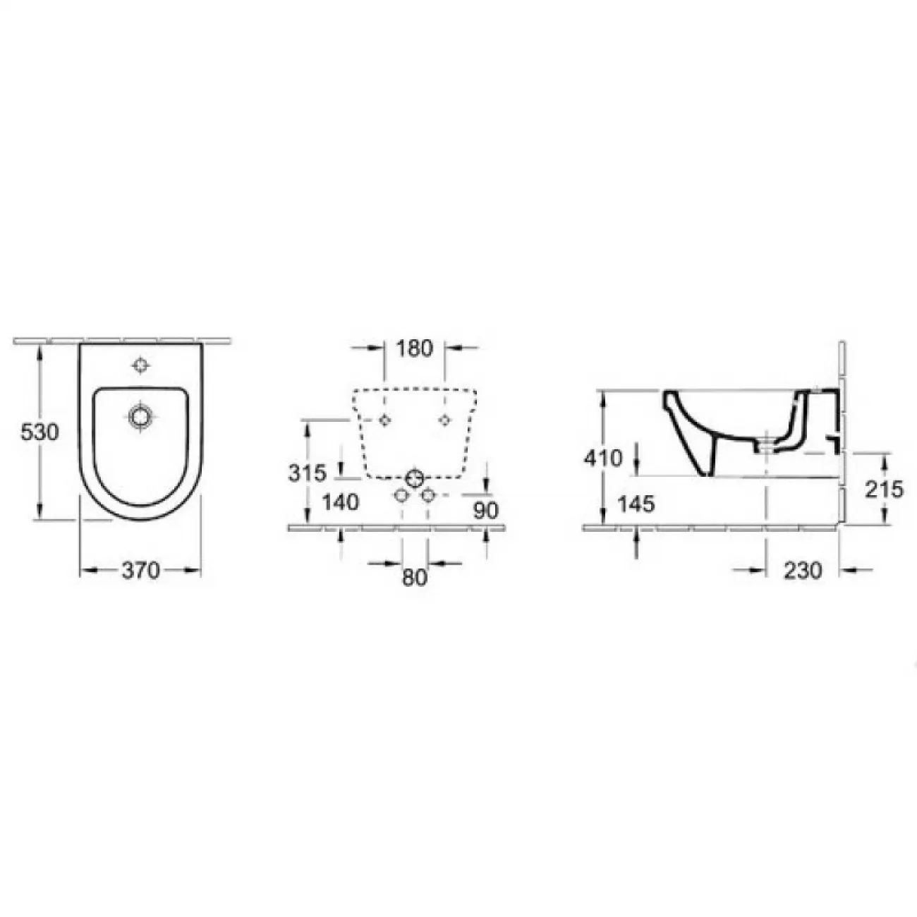 Villeroy & Boch - BIDE V&B OMNIA ARCHITECTURA