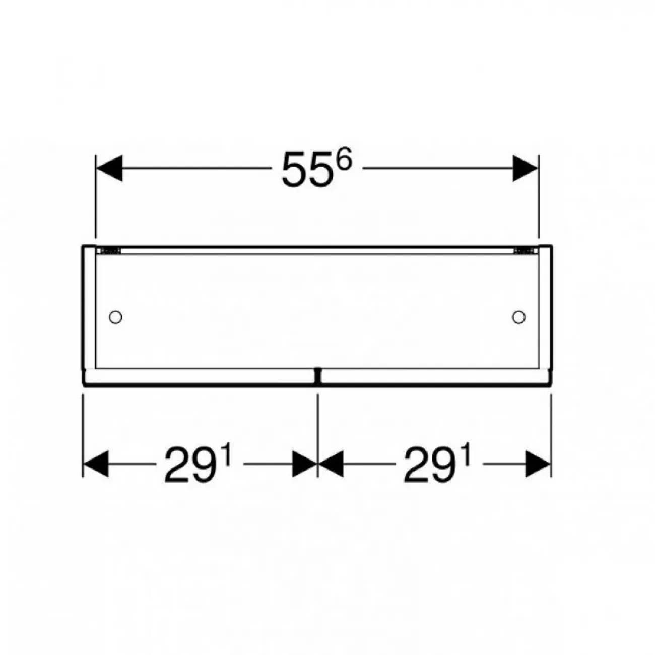 GEBERIT SQUARE OGLEDALO/ORMARIĆ 60 BELI