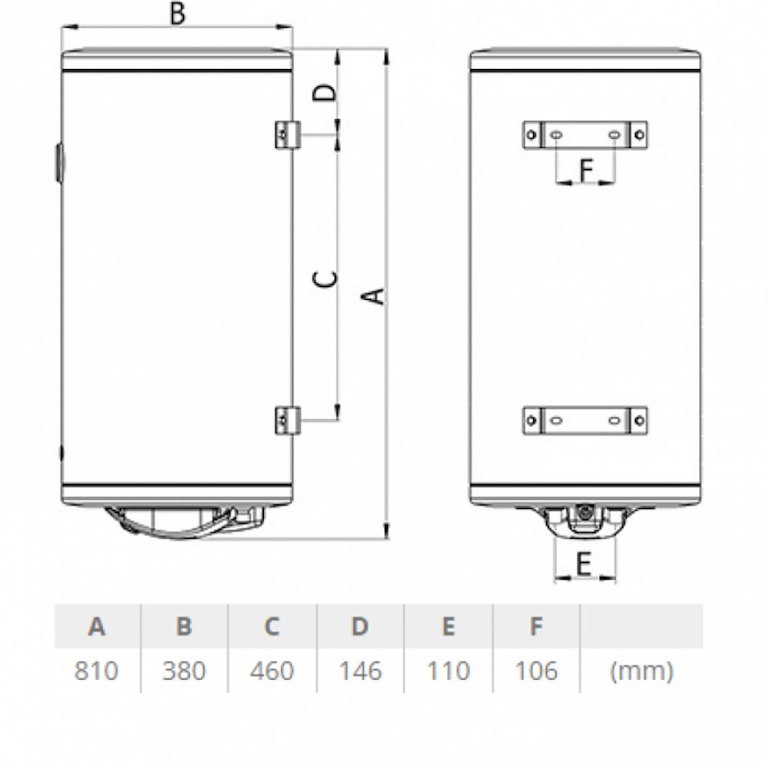 TERMORAD KLASIK SLIM 50L BTCR