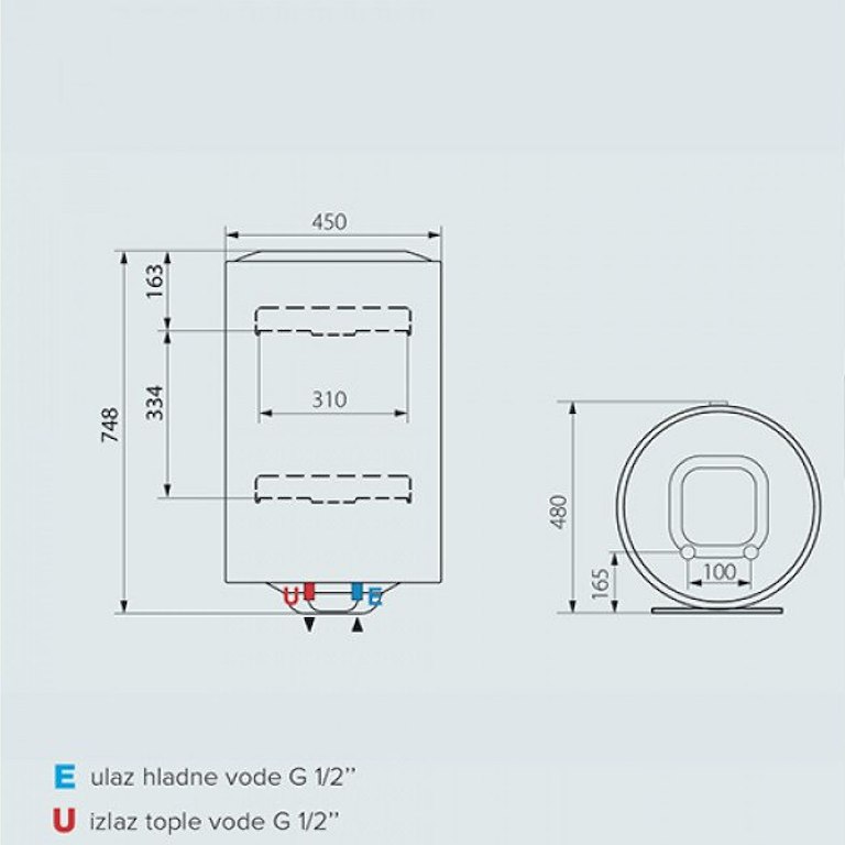 ARISTON 80L PRO R1