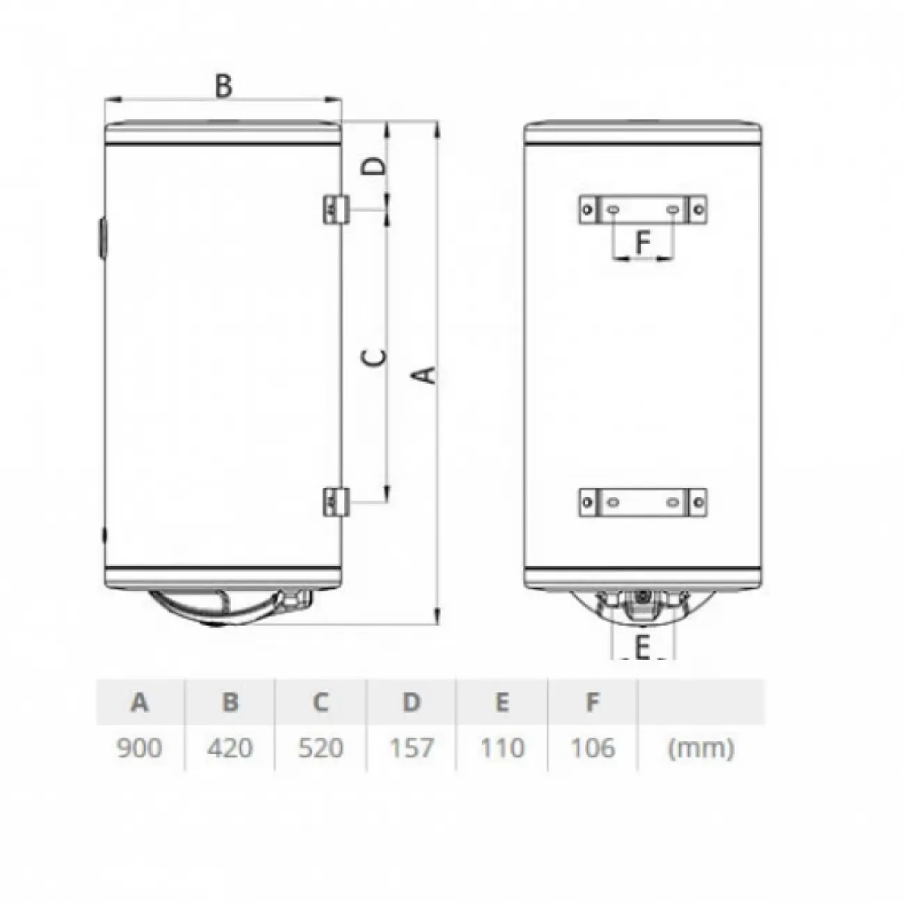 TERMORAD KLASIK 80L BTCR