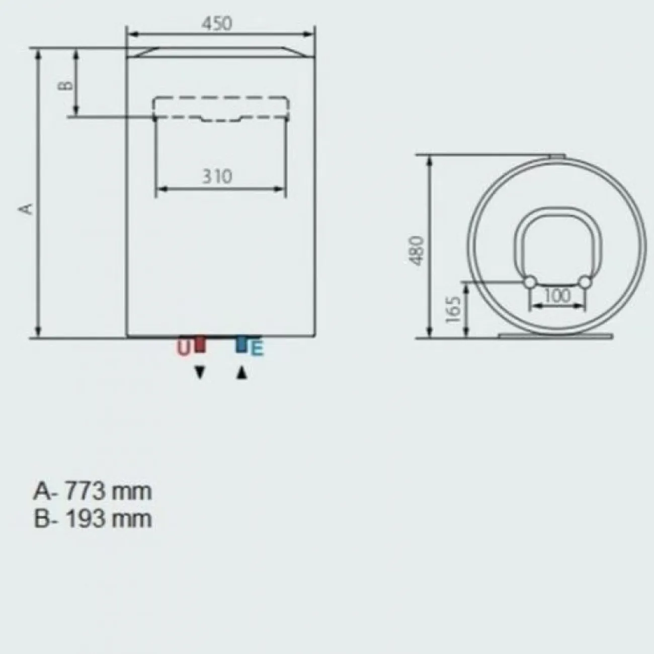 ARISTON 80L LYDOS