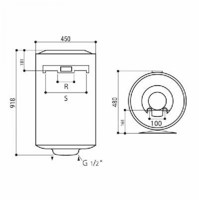 ARISTON 100L PRO R1