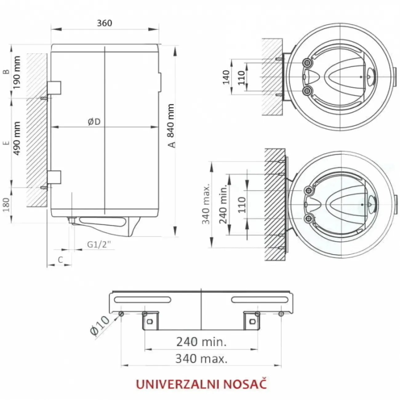 ELIT PROHROM TALAS S 50L