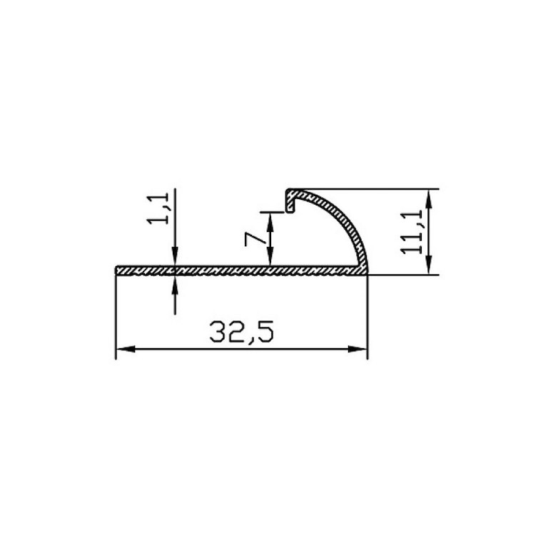 LAJSNA AL OBLA ALEKO 10mm SR.M