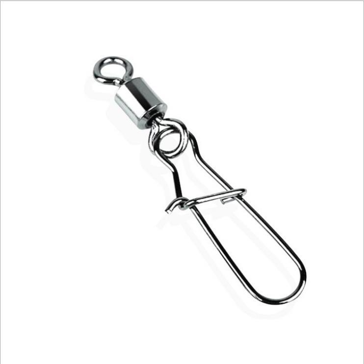 E-Tackle Rolling Swivel With Nice Snap karabinjer