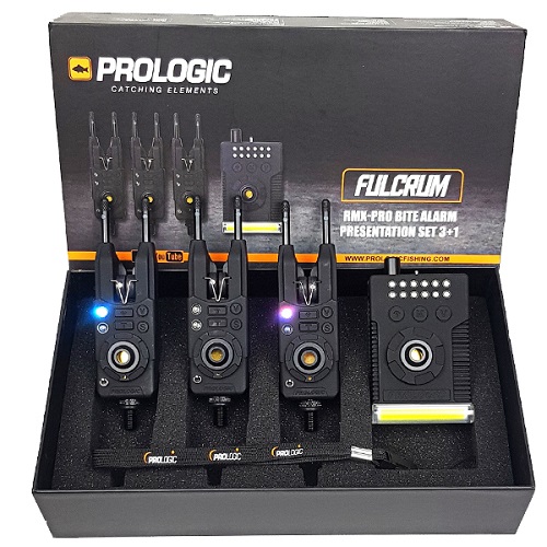 Prologic Fulcrum RMX Pro Bite Alarm Presentation Set 3+1