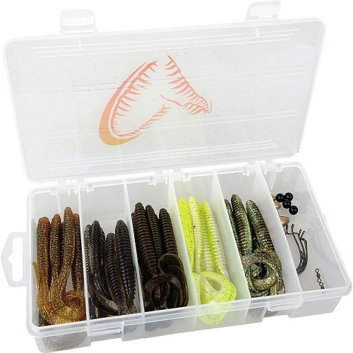 Savage Gear Rib Worm Kit 30+17 pcs
