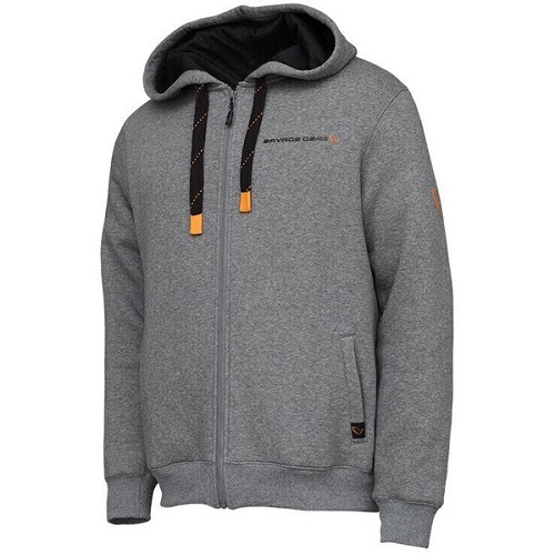 Savage Gear Classic Zip Grey Melange L dukserica