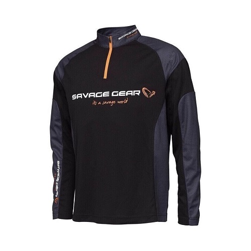 Savage Gear Tournament Dugi Rukavi Black Ink XL dres