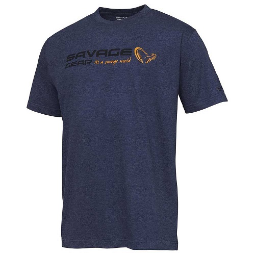 Savage Gear Signature Logo Blue XXL majica
