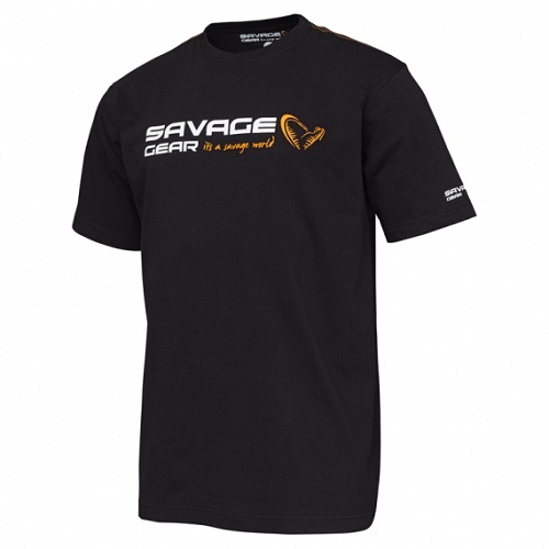 Savage Gear Signature Logo Black L majica