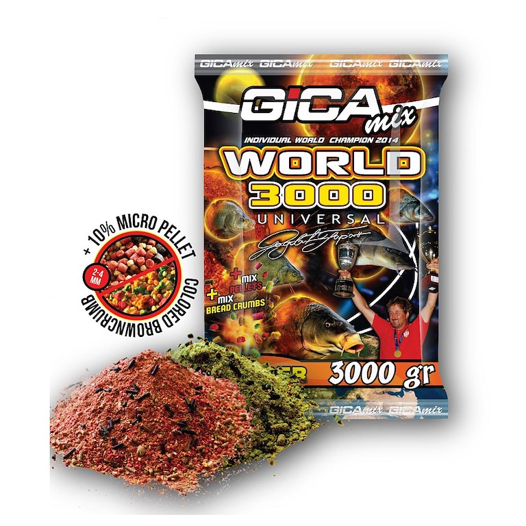 Gica World 3000 Carp 3kg primama